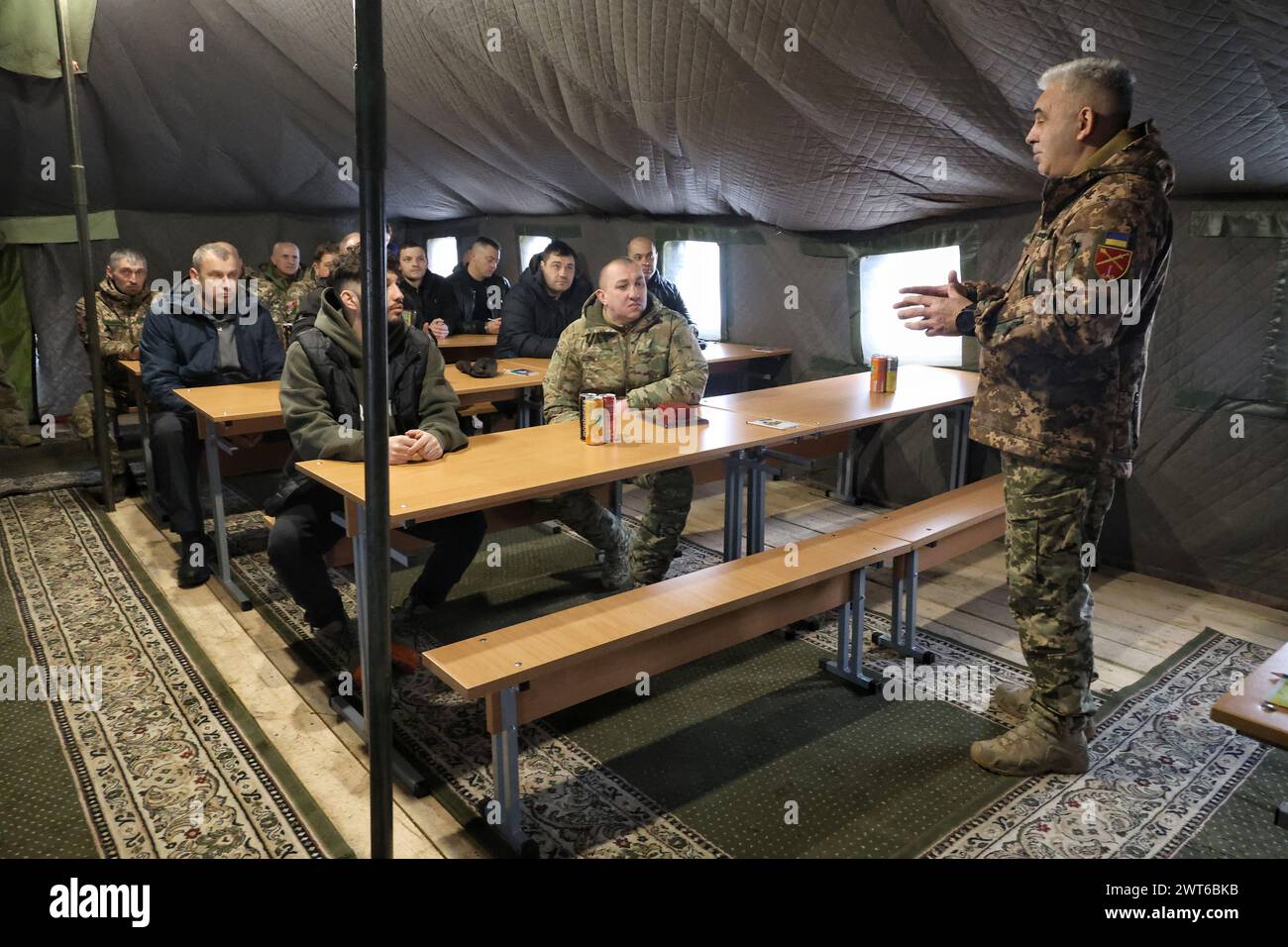 Non Exclusive: ODEA, UKRAINE - MARCH 14, 2024 - Commander of the ...