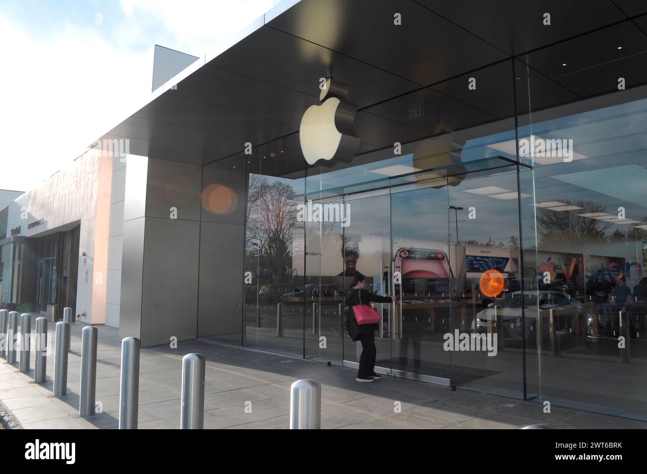 New York, United States. 15th Mar, 2024. An Apple store is seen in the ...