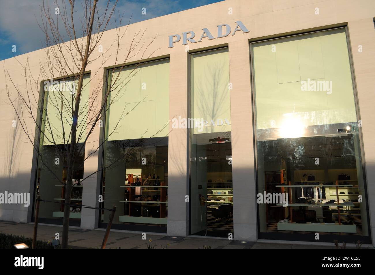 New York, United States. 15th Mar, 2024. A Prade store is seen in the ...