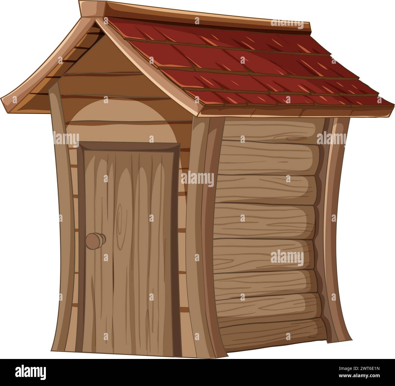 Small garden shed Stock Vector Images - Alamy