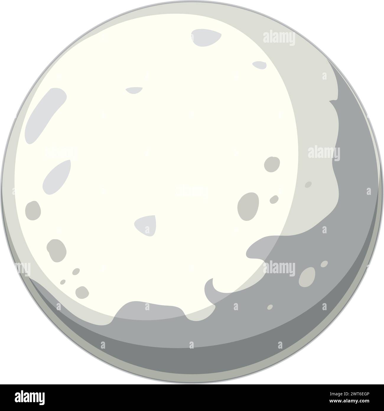 Vector graphic of a stylized moon surface Stock Vector Image & Art - Alamy