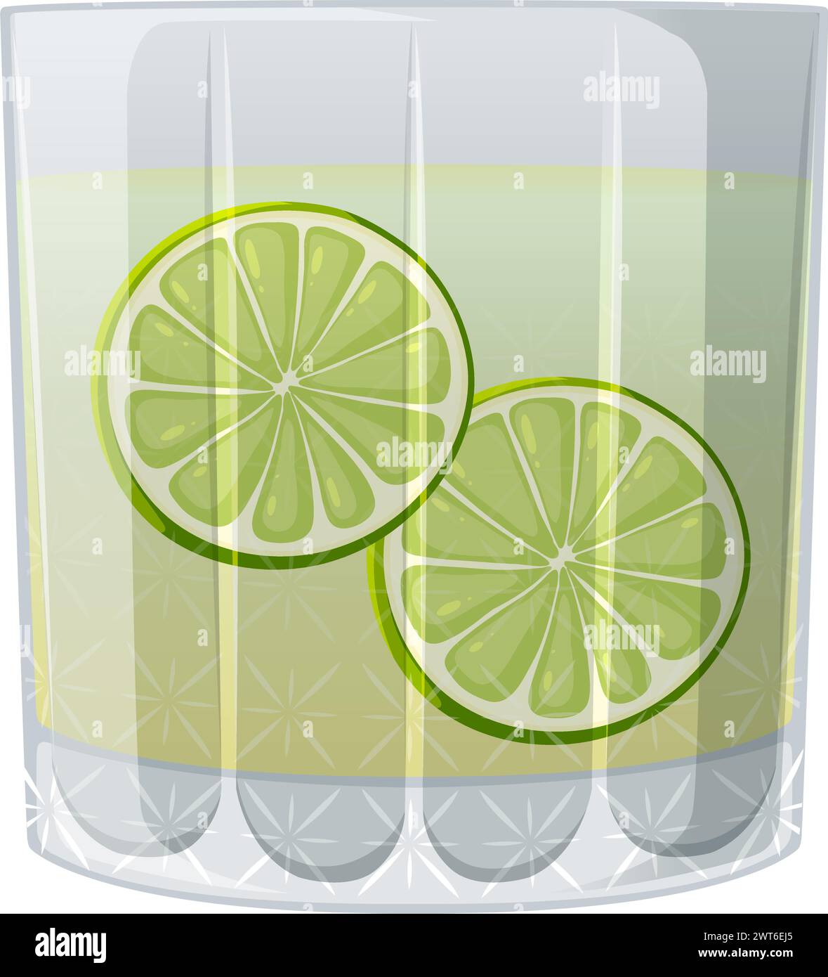 Vector illustration of a citrus-infused beverage Stock Vector Image & Art - Alamy