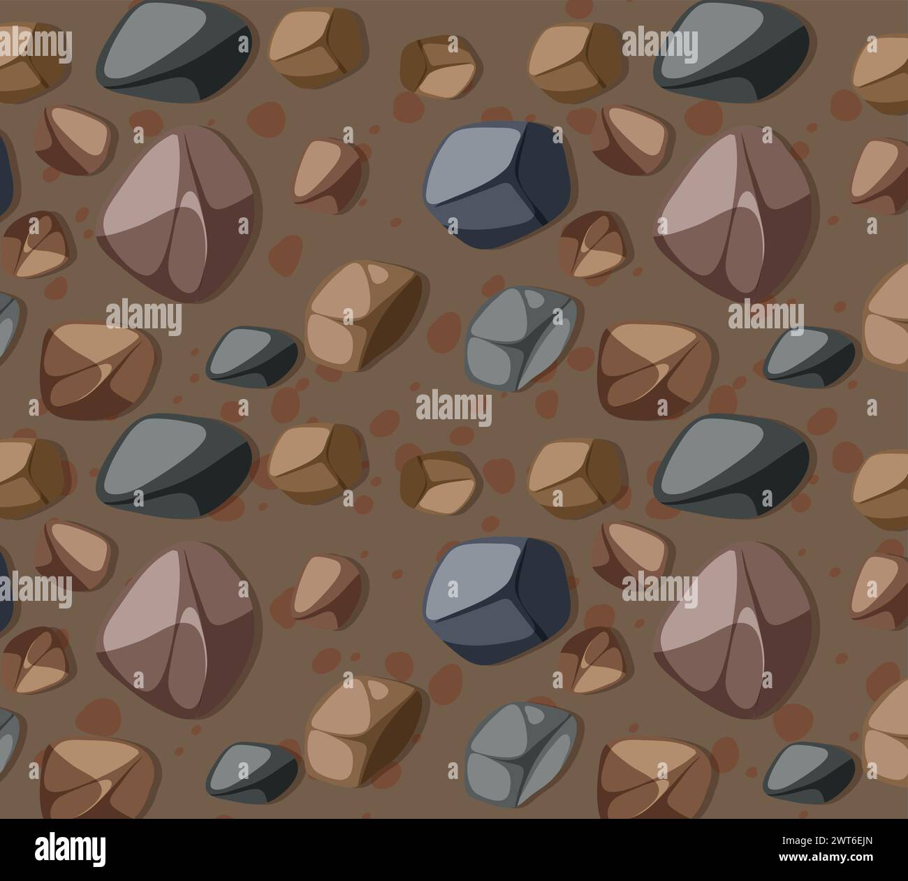 Pebbles aggregate Stock Vector Images - Alamy