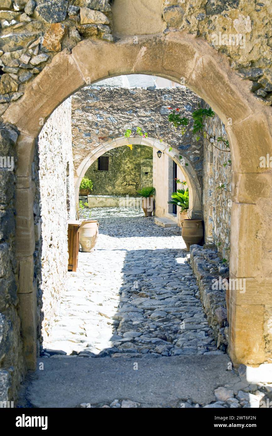 Kato Moni Preveli, the lower preveli Monastery on the island of Crete ...