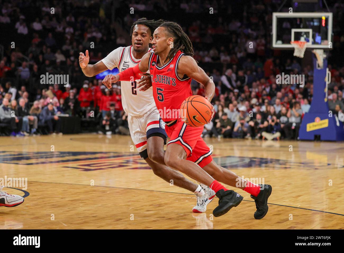 Manhattan, New York, USA. 15th Mar, 2024. During the semifinal game of ...