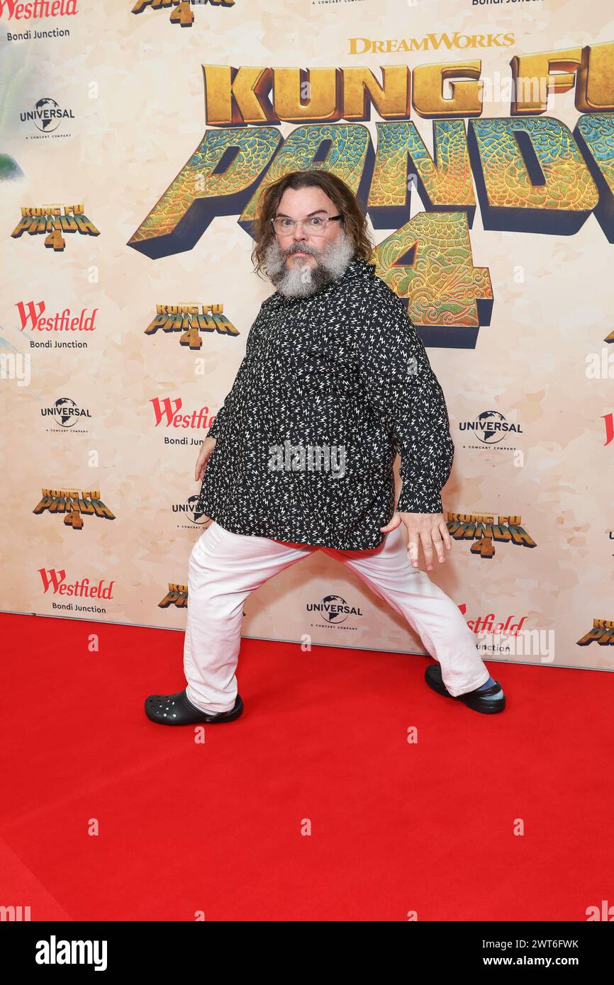 March 16, 2024: JACK BLACK attends the Australian Premiere of 'Kung Fu ...