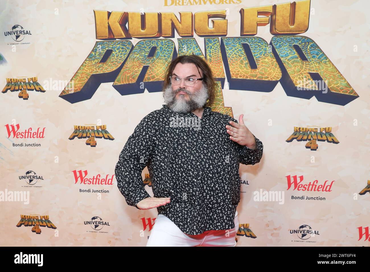 March 16, 2024: JACK BLACK attends the Australian Premiere of 'Kung Fu ...