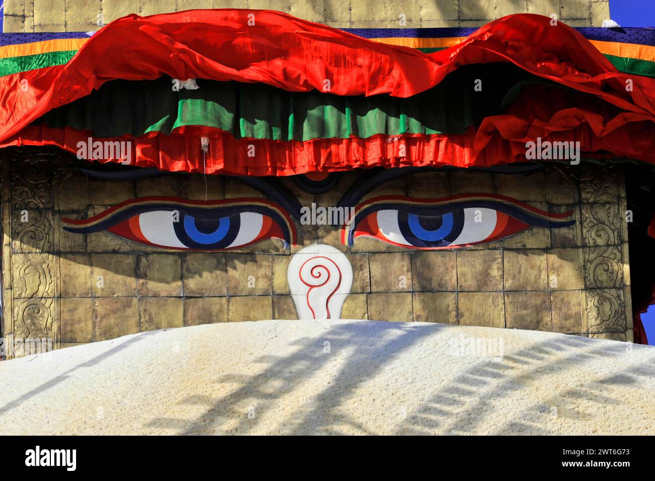 Stupa Bodnath or Boudhanath or Boudha, UNESCO World Heritage Site, The ...