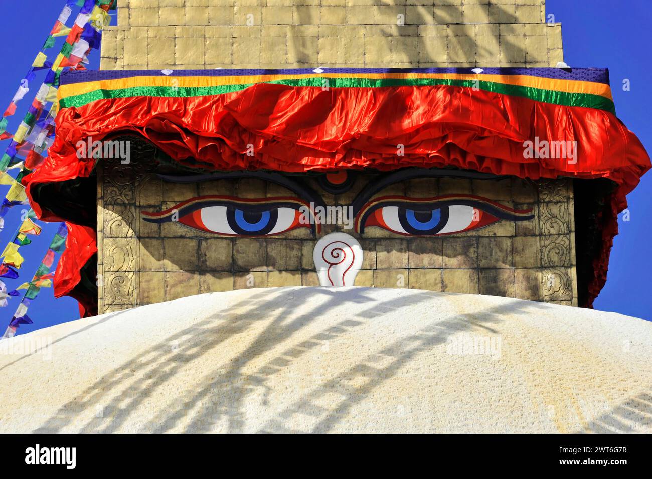 Stupa Bodnath or Boudhanath or Boudha, UNESCO World Heritage Site ...