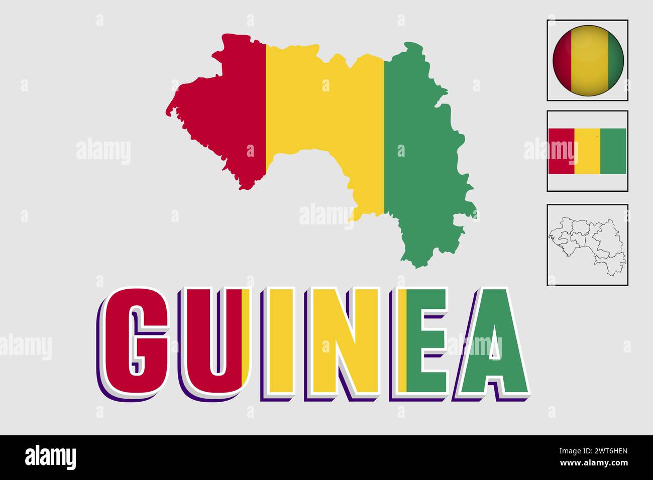 Guyana vector illustration Stock Vector Images - Alamy