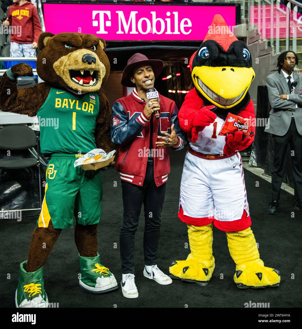 Kansas City, Missouri, USA. 14th Mar, 2024. ISU Cyclone Mascot Cy the ...