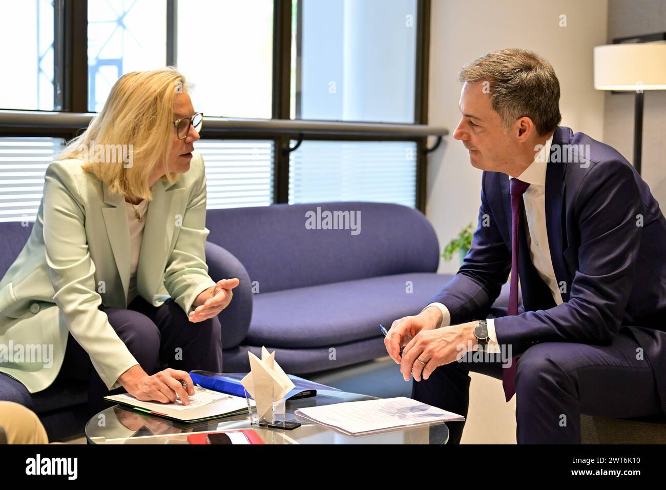 Amman, Jordan. 16th Mar, 2024. Sigrid Kaag, Humanitarian and ...