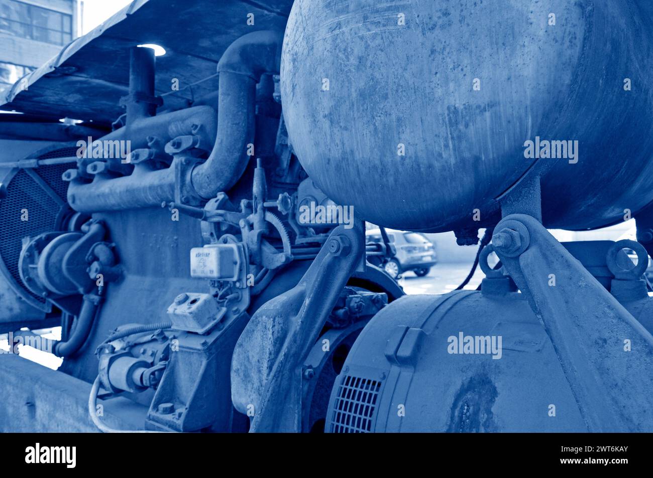 Old diesel generators hi-res stock photography and images - Alamy