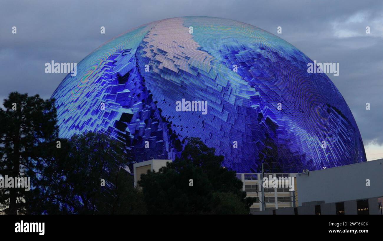 Las Vegas, Nevada, USA 7th March 2024 Sphere Immersive Globe Venue on March 7, 2024 in Las Vegas ...