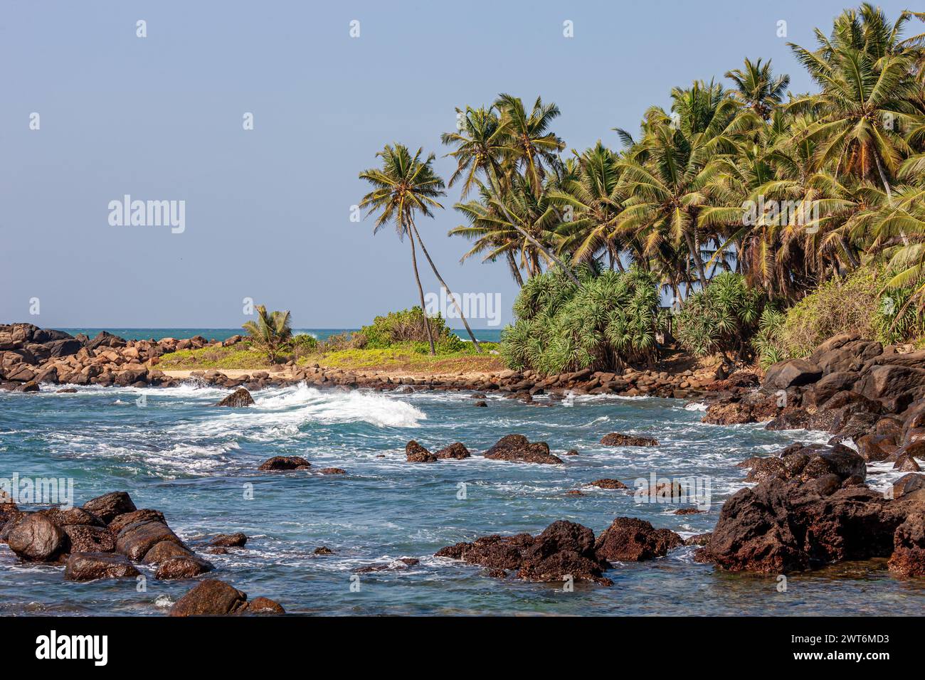 Sri Lanka, Dondra, Beautiful bay Stock Photo - Alamy