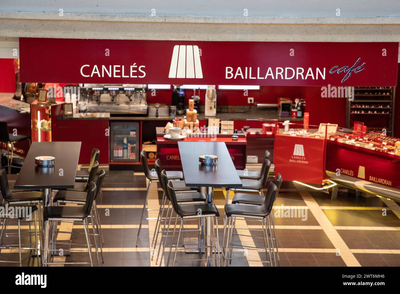Bordeaux , France - 03 12 2024 : Baillardran caneles brand logo and ...