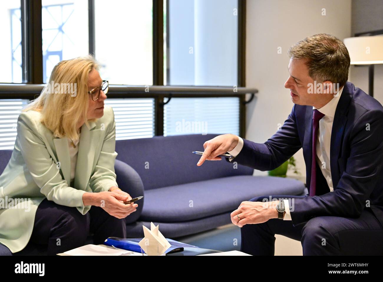 Amman, Jordan. 16th Mar, 2024. Sigrid Kaag, Humanitarian and ...