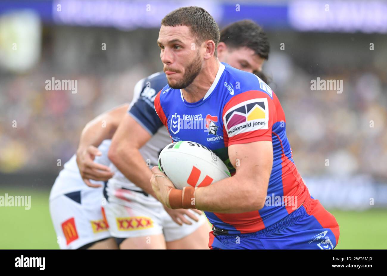 Townsville, Australia. 16th Mar, 2024. Adam Elliott of the Knights ...