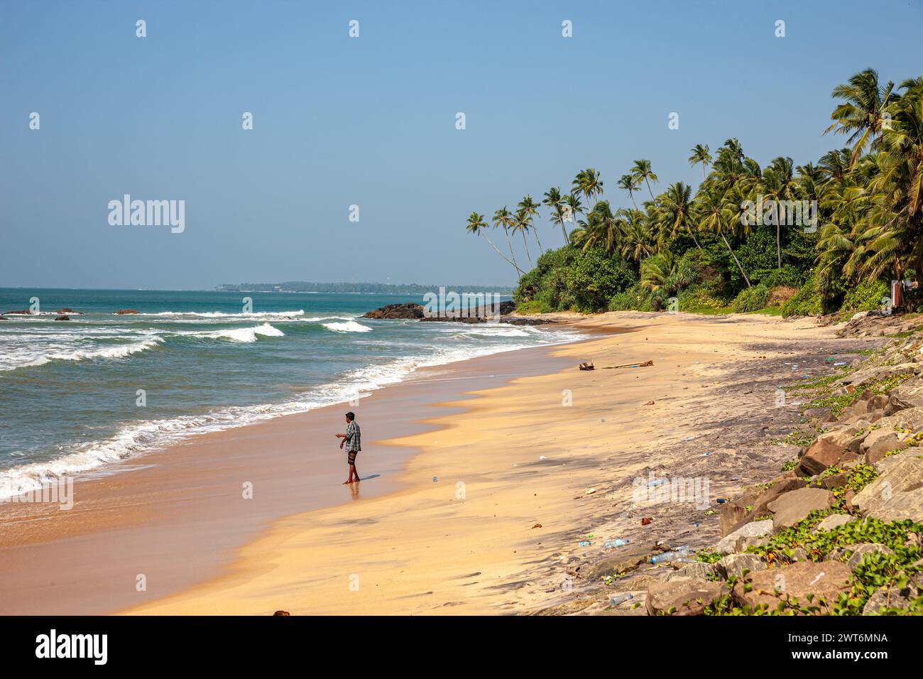 Sri Lanka, Matara, Some of the most beautiful beaches of the south ...