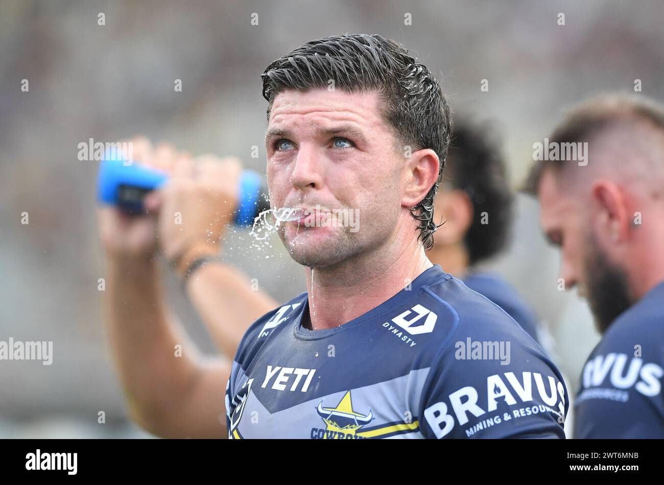 Townsville, Australia. 16th Mar, 2024. Chad Townsend of the Cowboys ...
