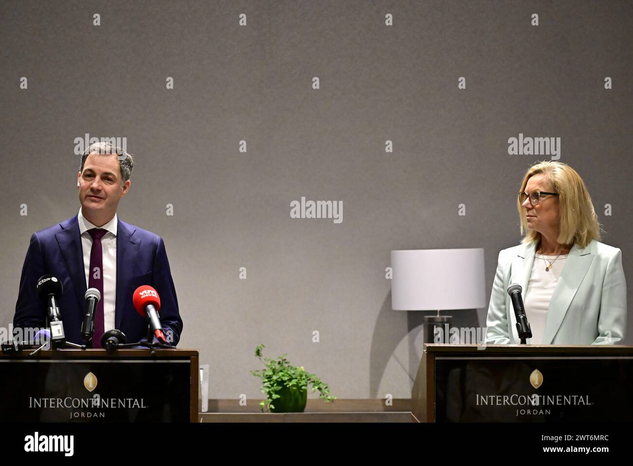 Amman, Jordan. 16th Mar, 2024. Sigrid Kaag, Humanitarian and ...