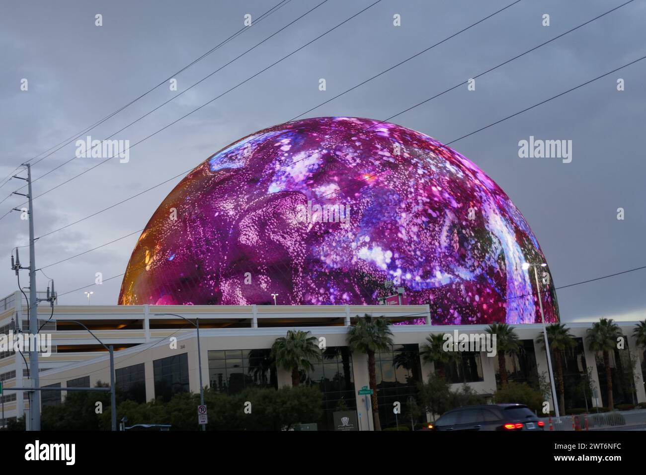 Las Vegas, Nevada, USA 7th March 2024 Sphere Immersive Globe Venue on ...