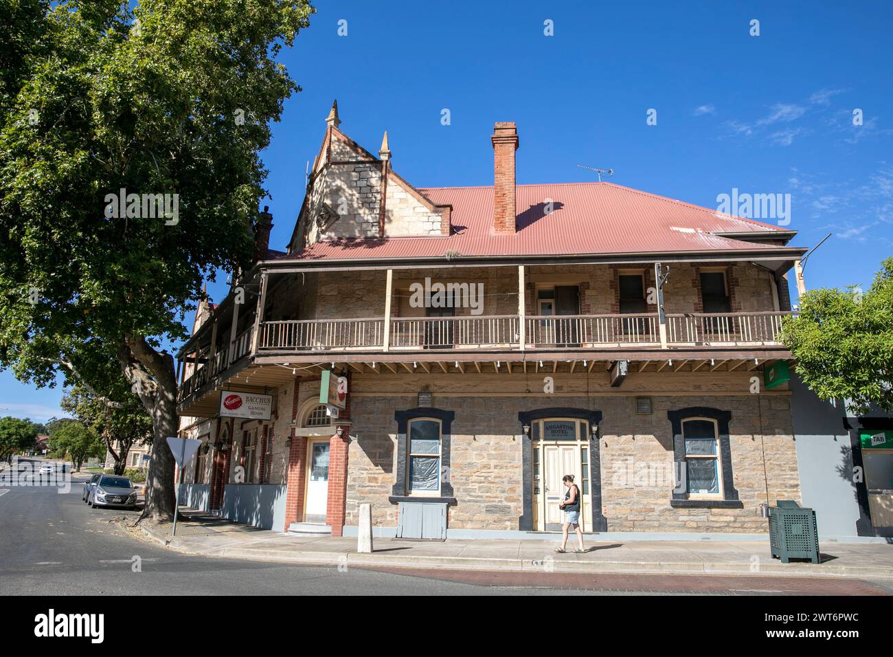 Angaston Hotel, the oldest pub in the Barossa Valley, currently being ...
