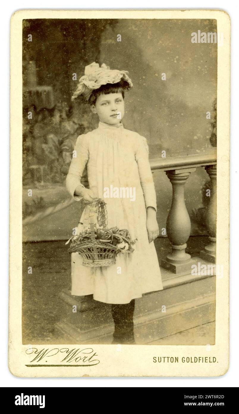 Original, charming, Carte de Visite (visiting card or CDV) of beautiful ...