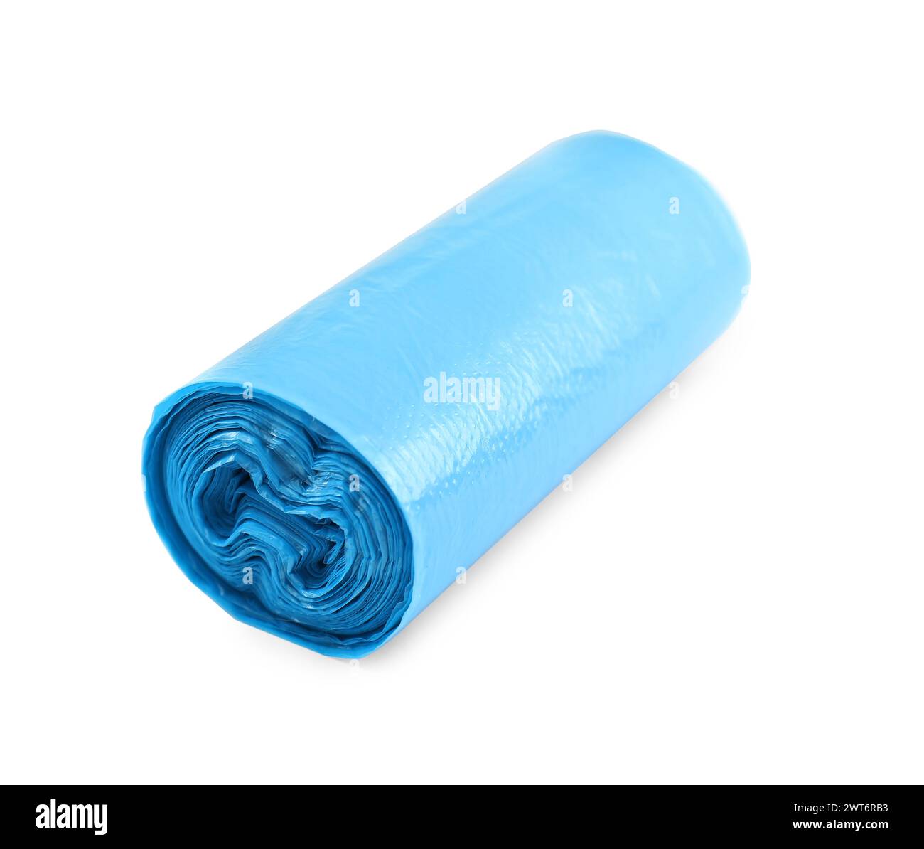 Roll blue trash bags Cut Out Stock Images & Pictures - Alamy