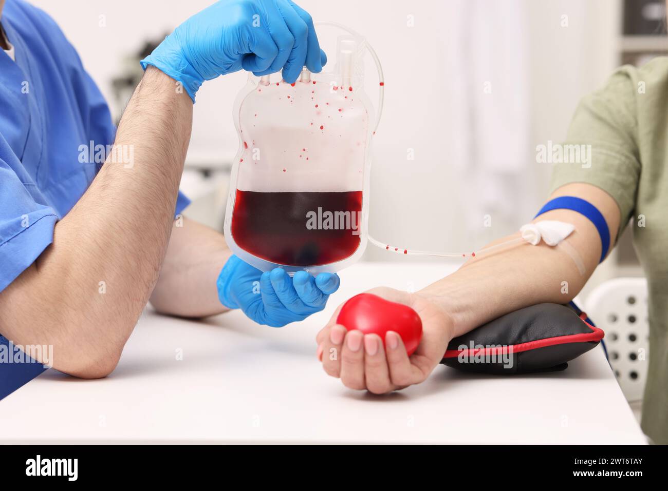 Hospital health center blood hi-res stock photography and images - Alamy