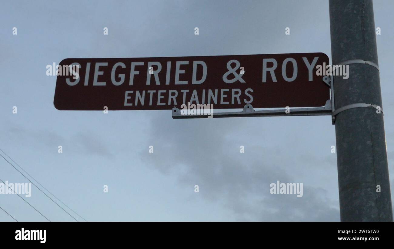 Las Vegas, Nevada, USA 7th March 2024 Siegfried & Roy Entertainers ...