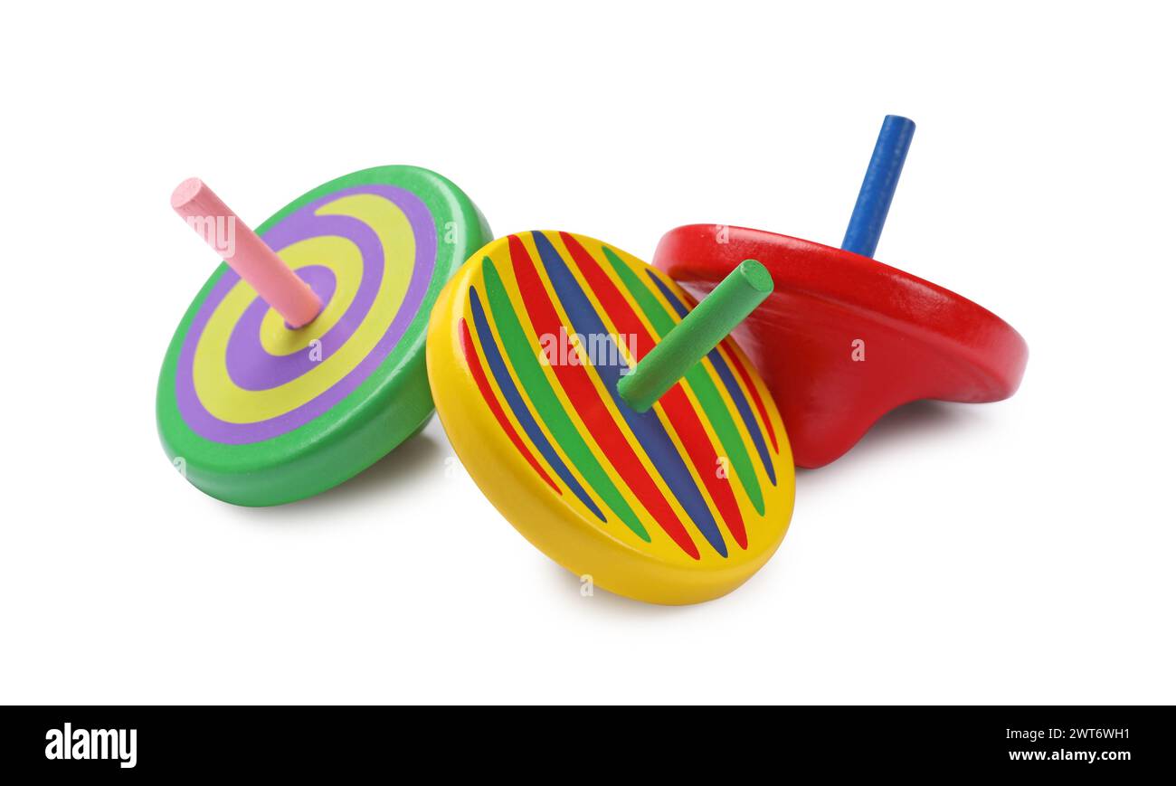 Children spinning tops Cut Out Stock Images & Pictures - Alamy