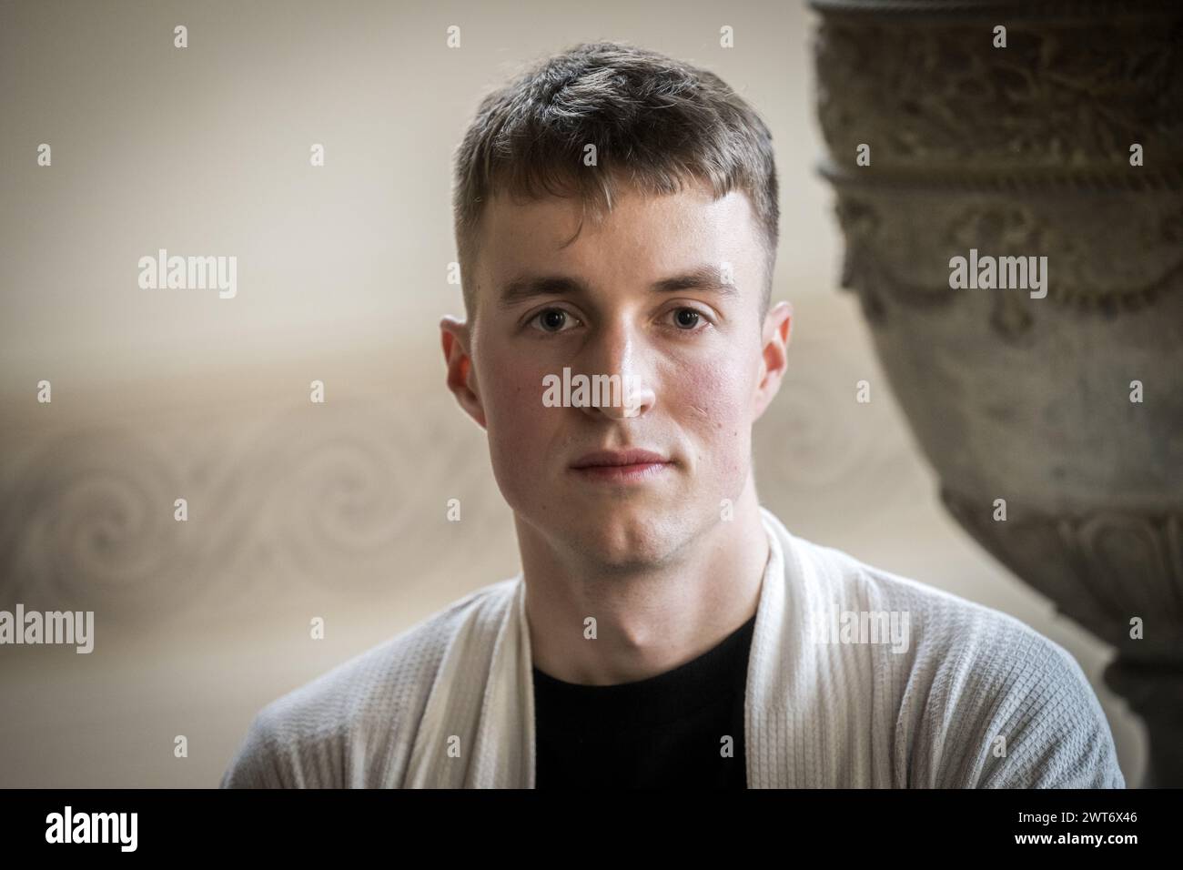 Prague, Czech Republic. 13th Mar, 2024. David Herel AI Researcher at ...