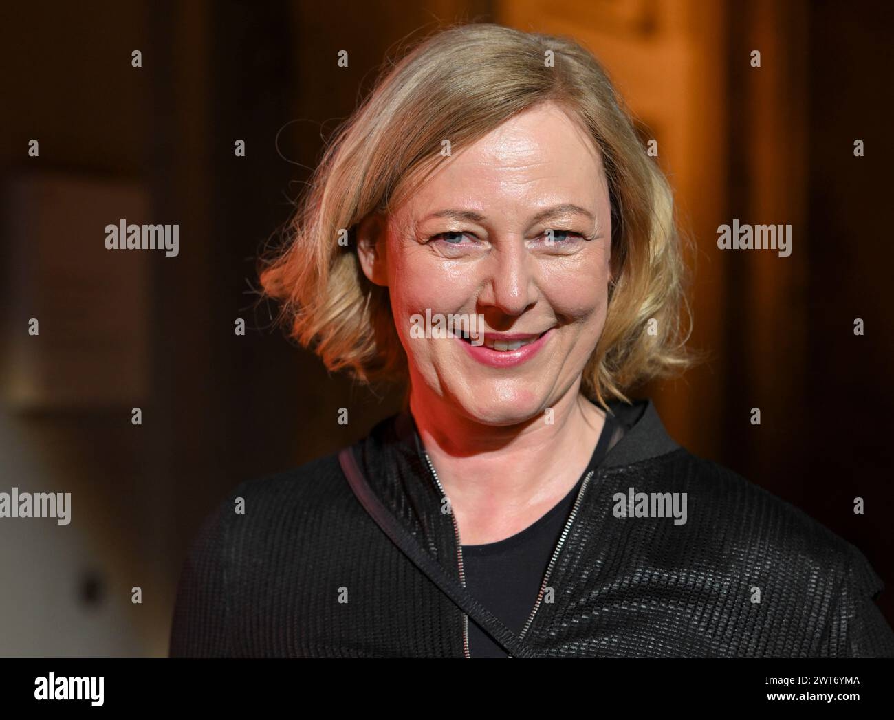 Berlin, Germany. 14th Mar, 2024. Design researcher Gesche Joost comes ...