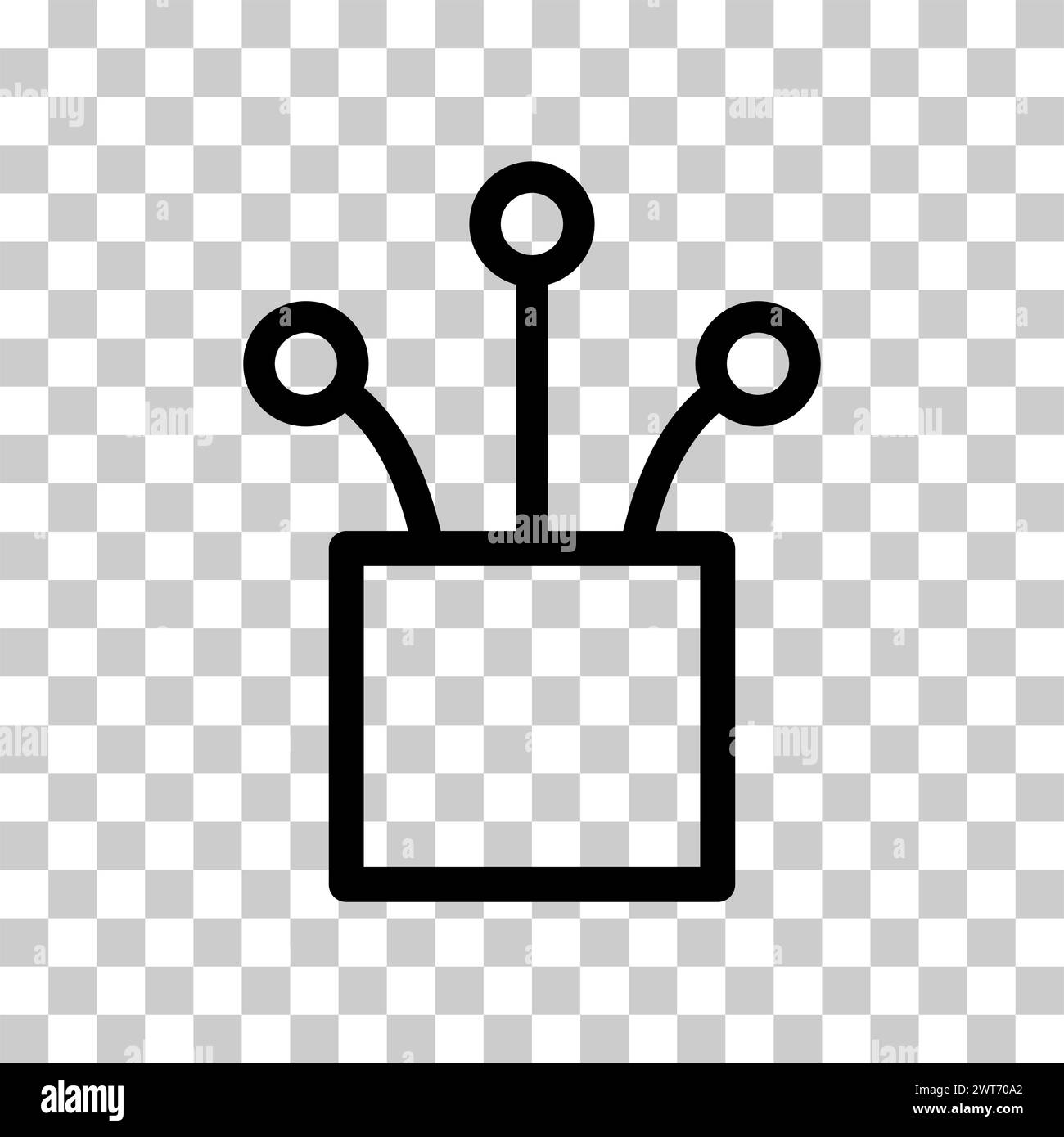 Optical cable icon, technology information wire web network, digital ...