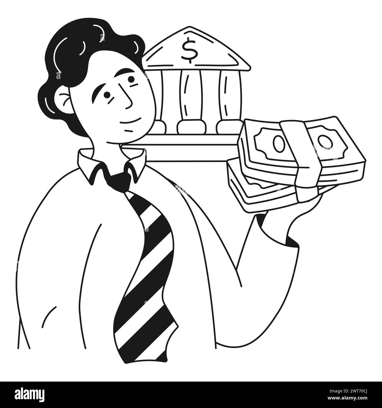 Financial guy Black and White Stock Photos & Images - Alamy