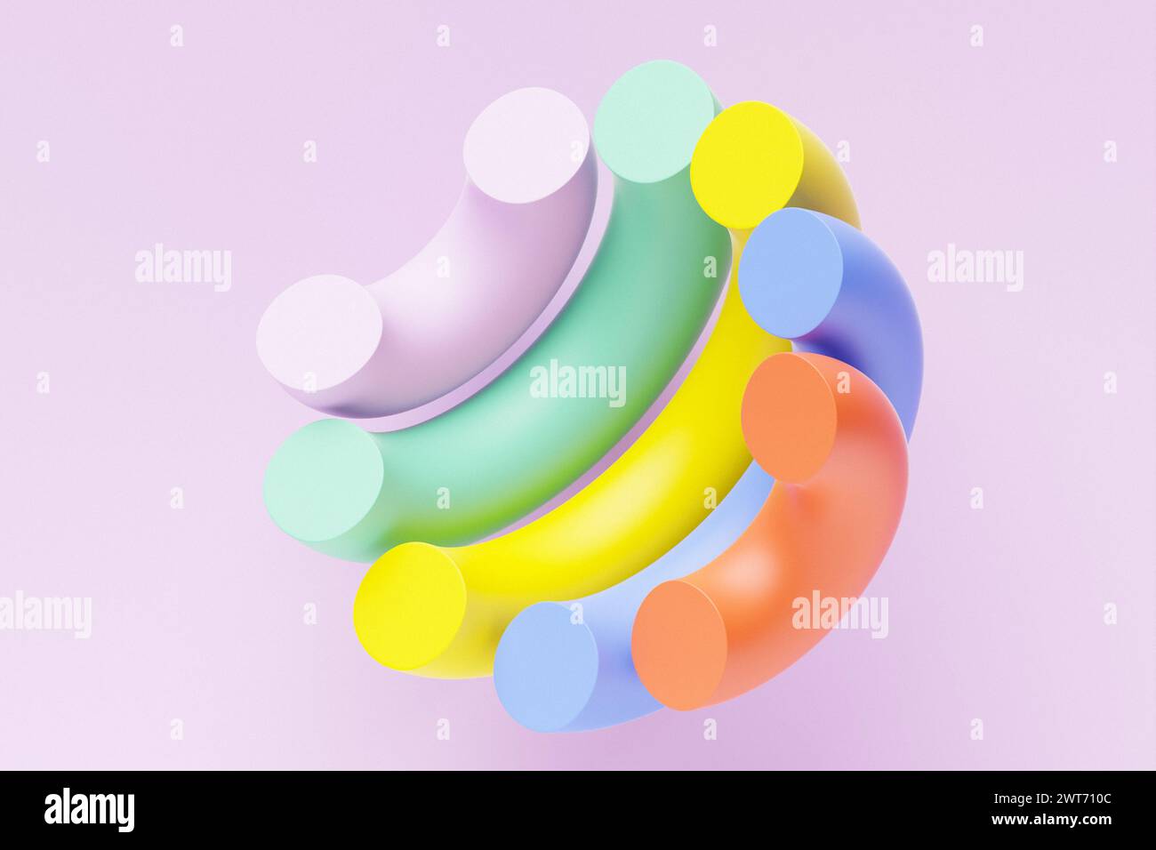 3d render, abstract geometric background, primitive shapes, bright ...