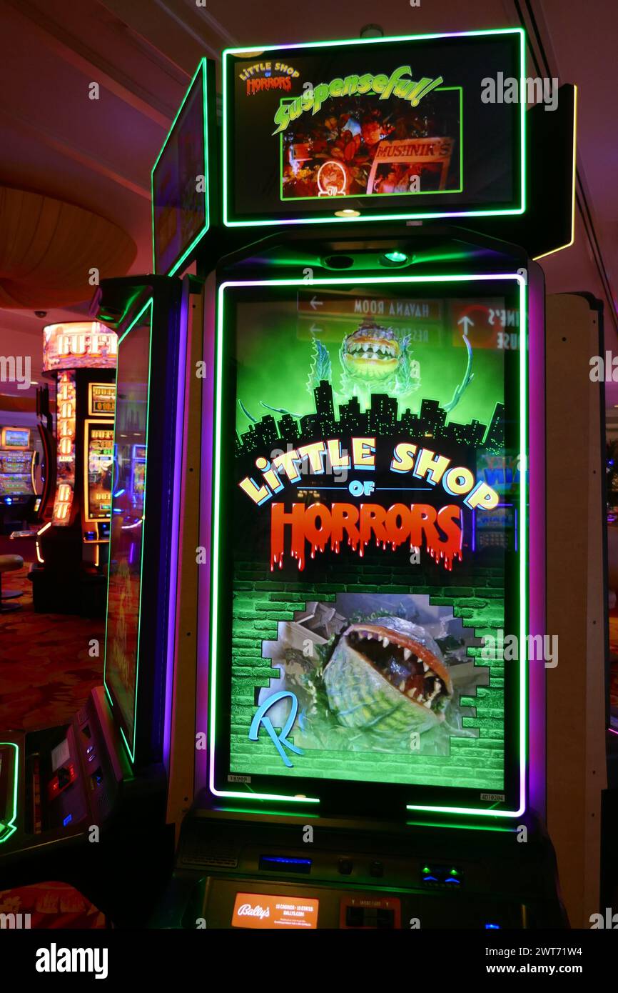 Las Vegas, Nevada, USA 7th March 2024 Little Shop of Horrors Slot ...