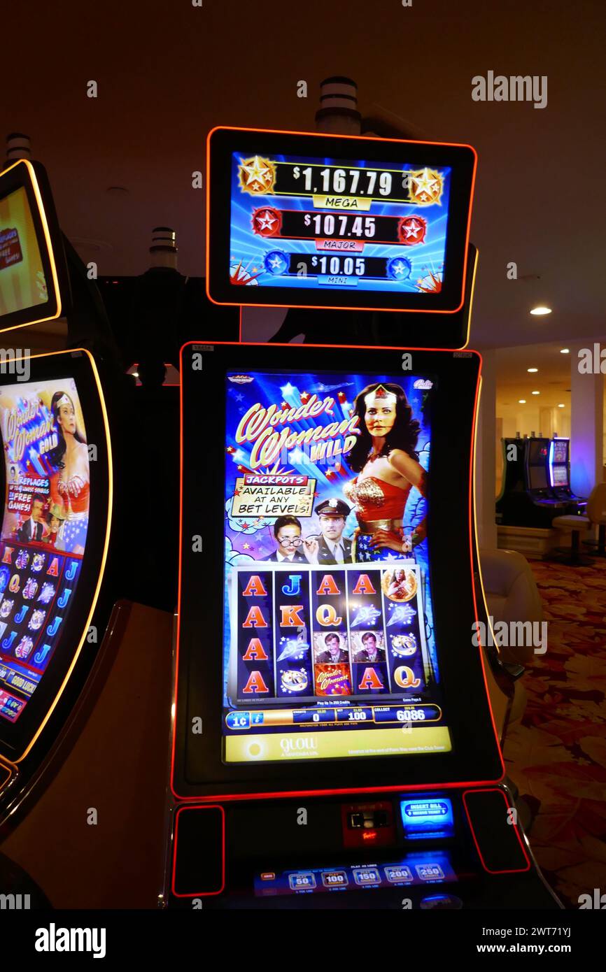 Las Vegas, Nevada, USA 7th March 2024 Lynda Carter Wonder Woman Slot ...