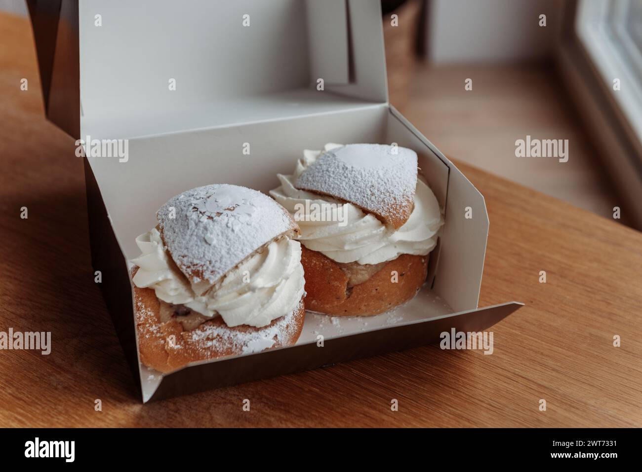 semla, is a traditional sweet roll made in various forms in Sweden ...