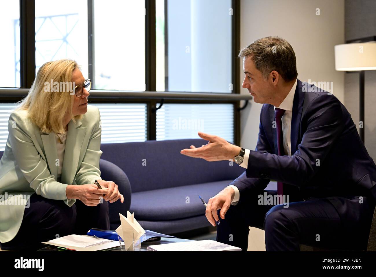 Amman, Jordan. 16th Mar, 2024. Sigrid Kaag, Humanitarian and ...