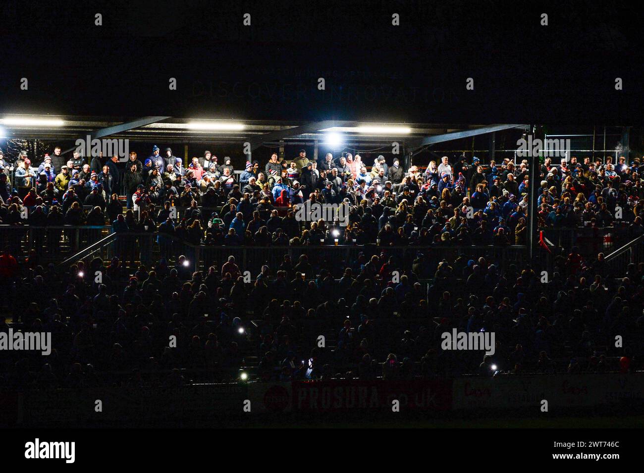 Wakefield, England - 15th March 2024 Firework Display to Open Neil Fox ...