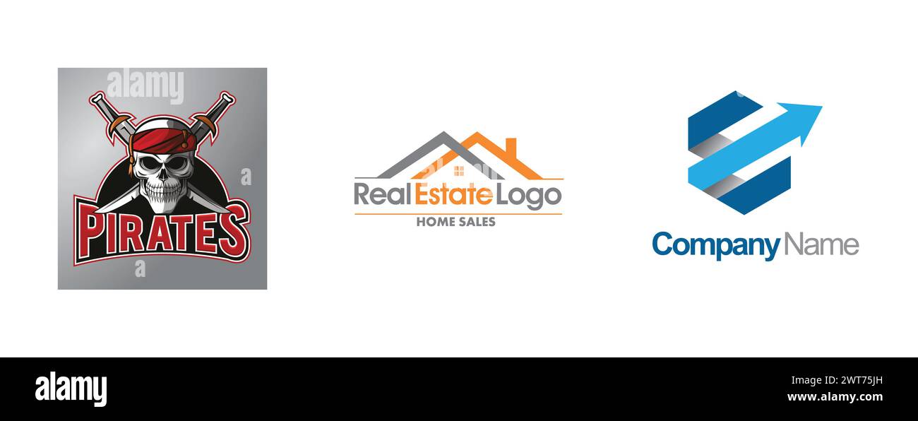 3d real estate logo Cut Out Stock Images & Pictures - Alamy