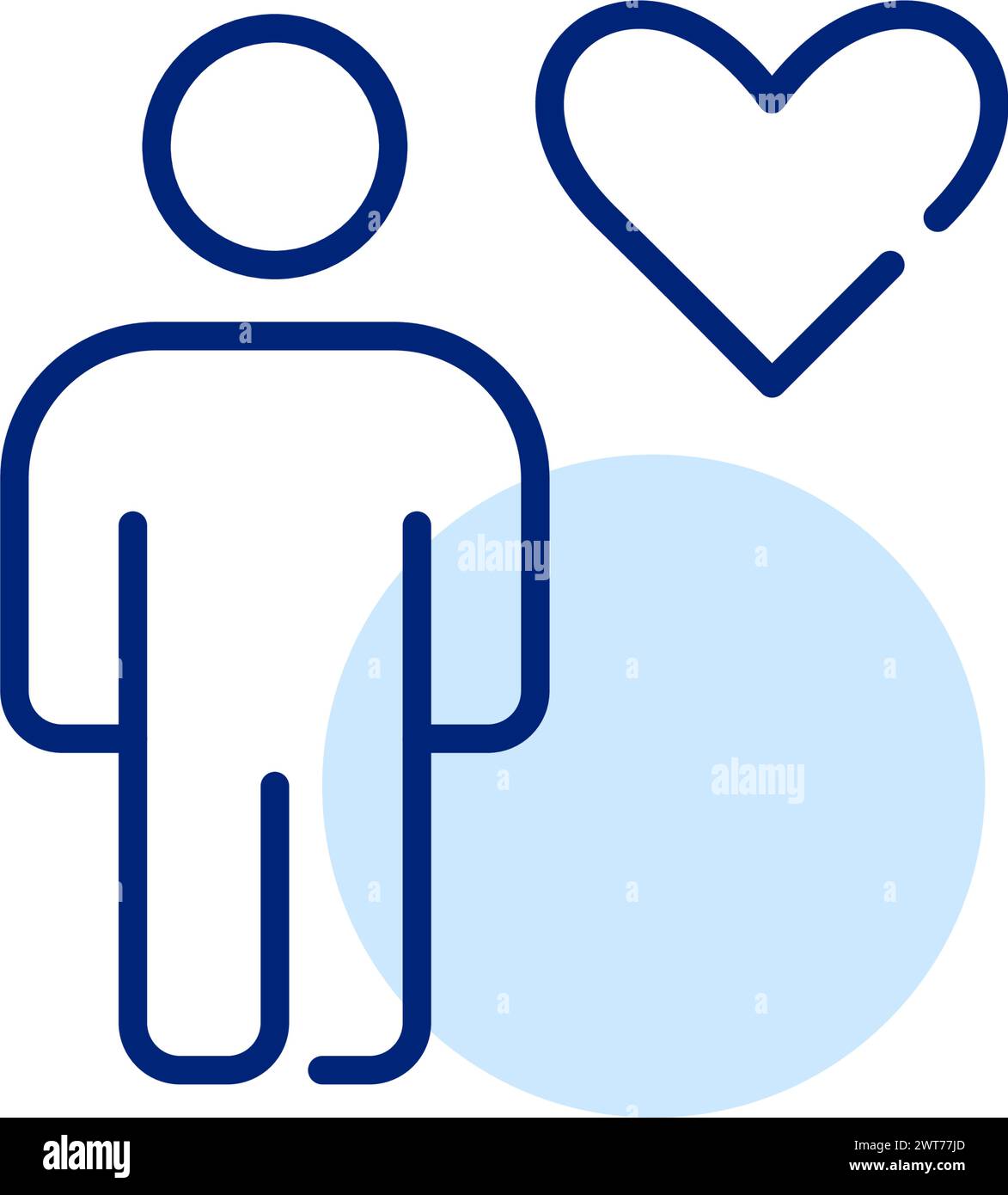 Person and heart. Empathy, charity and compassion, joy, love and ...