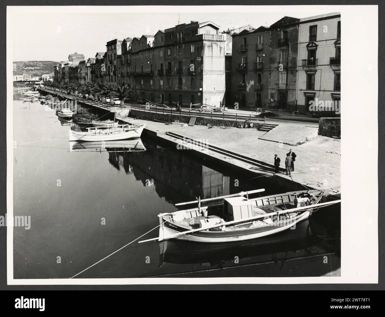 Sardinia Nuoro Bosa General views. Hutzel, Max 1960-1990 Post-medieval: Views of town including ...