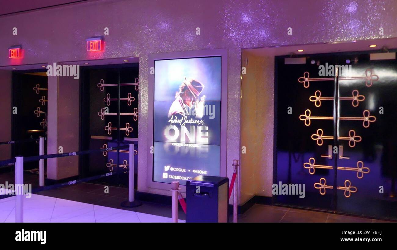 Las Vegas, Nevada, USA 7th March 2024 Cirque Du Soleil Michael Jackson ...