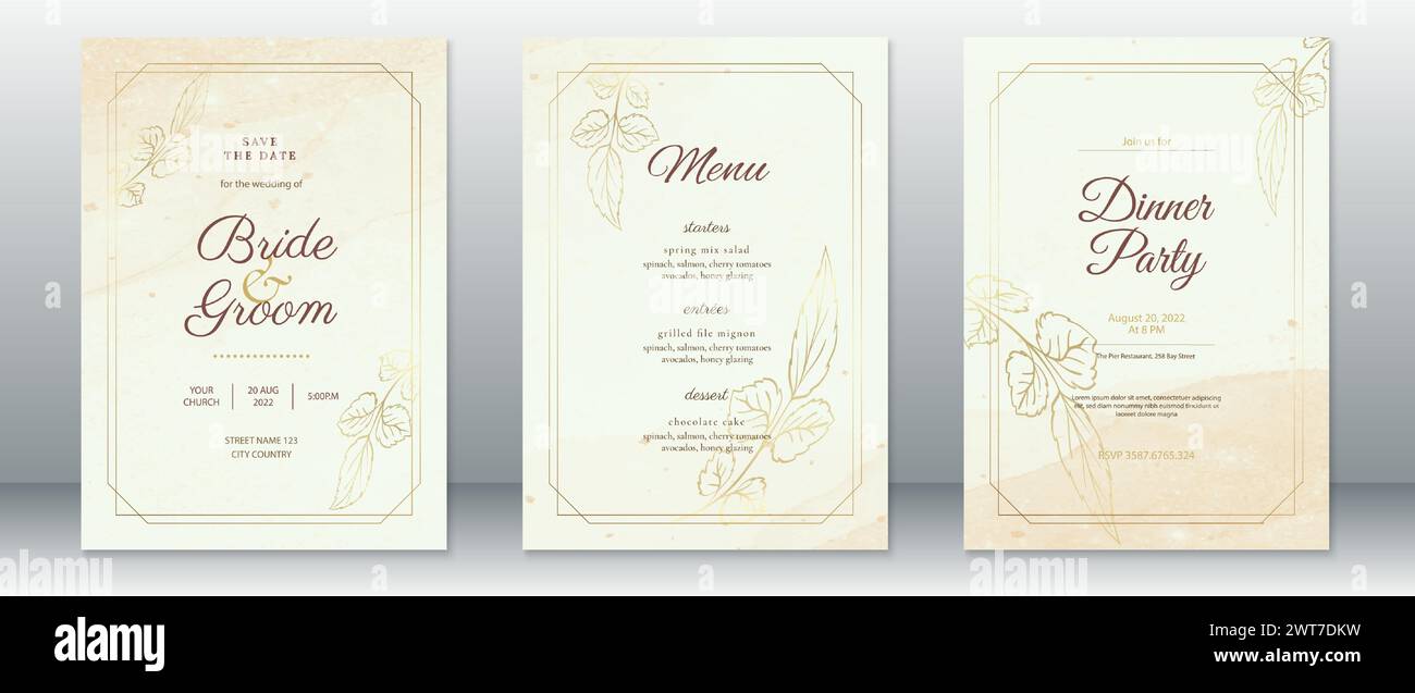 Luxury Invitation Template Luxury Wedding Invitation Template