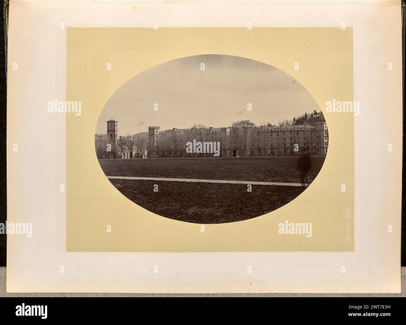 Old Academic Building and Old Central Barracks, West Point. George ...