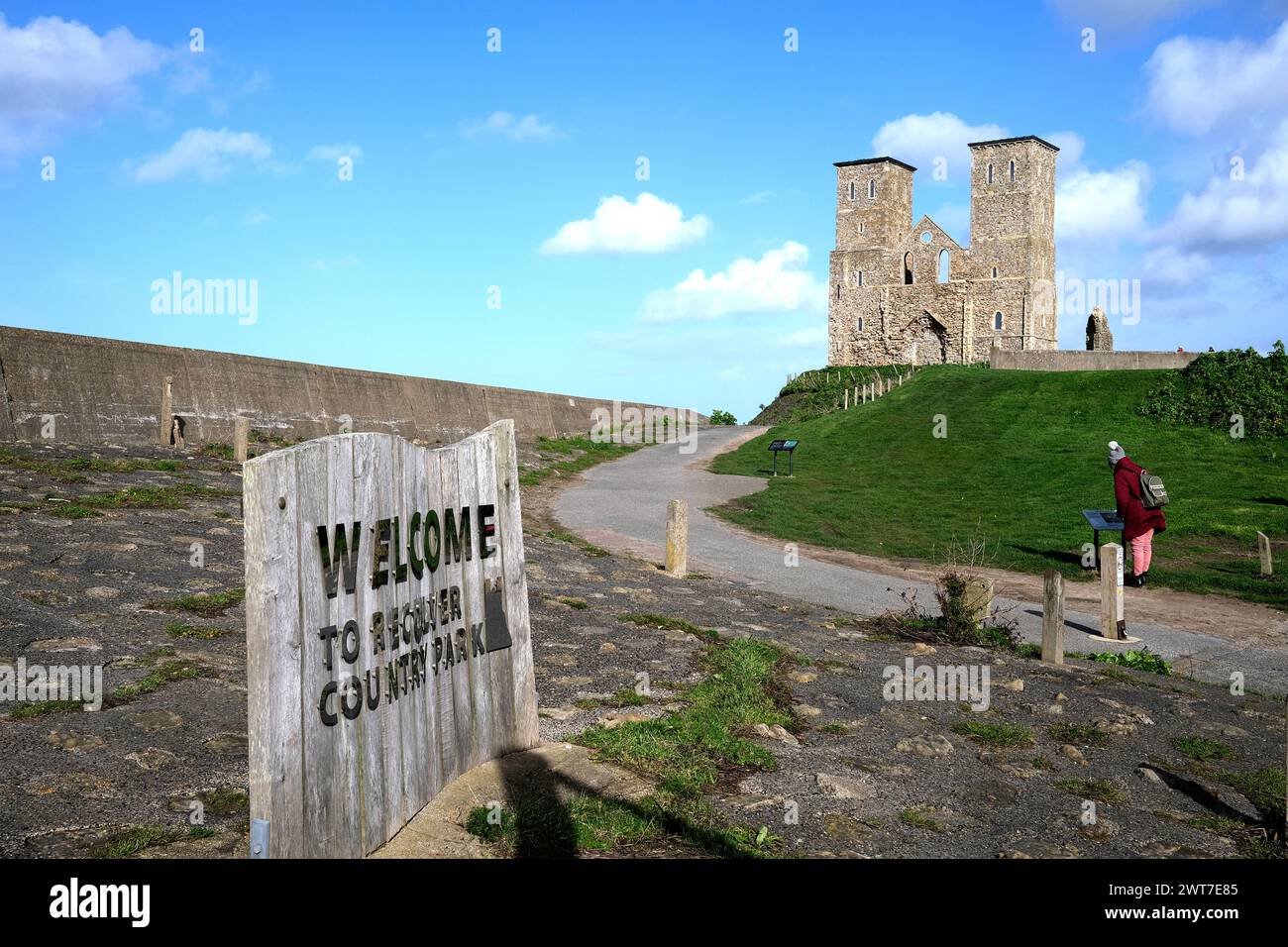 reculver historic village,east kent,uk march 2024 Stock Photo - Alamy