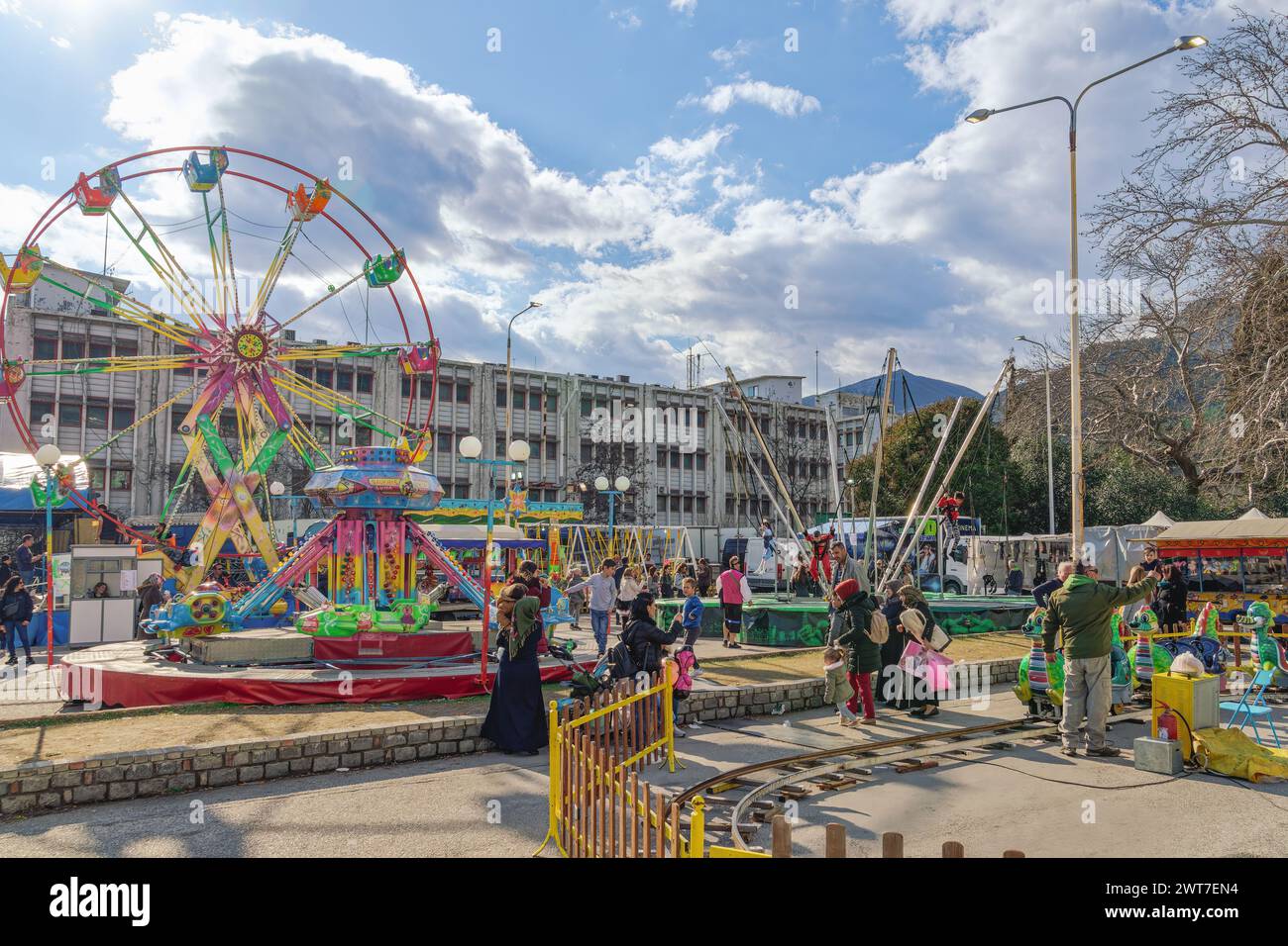 Luna fun park greece hi-res stock photography and images - Alamy